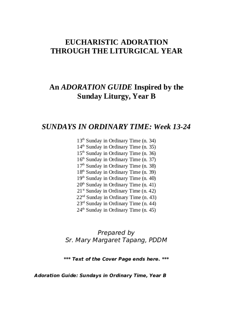 Hymns for the 13th Sunday in Ordinary Time, Year A (2 ... Doc Template ...