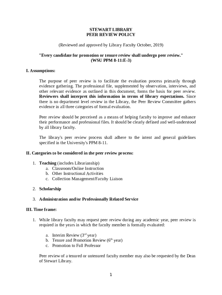 3. Criteria for Merit Increases, Promotion, and Granting of ...
