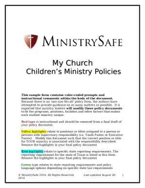 Special Needs Ministry Intake s - The Inclusive Church Doc Template ...