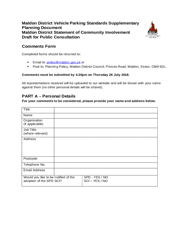Supplementary Planning Document Vehicle Parking ... Doc Template ...