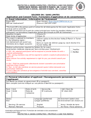 Soldier On Grant Program Doc Template | pdfFiller