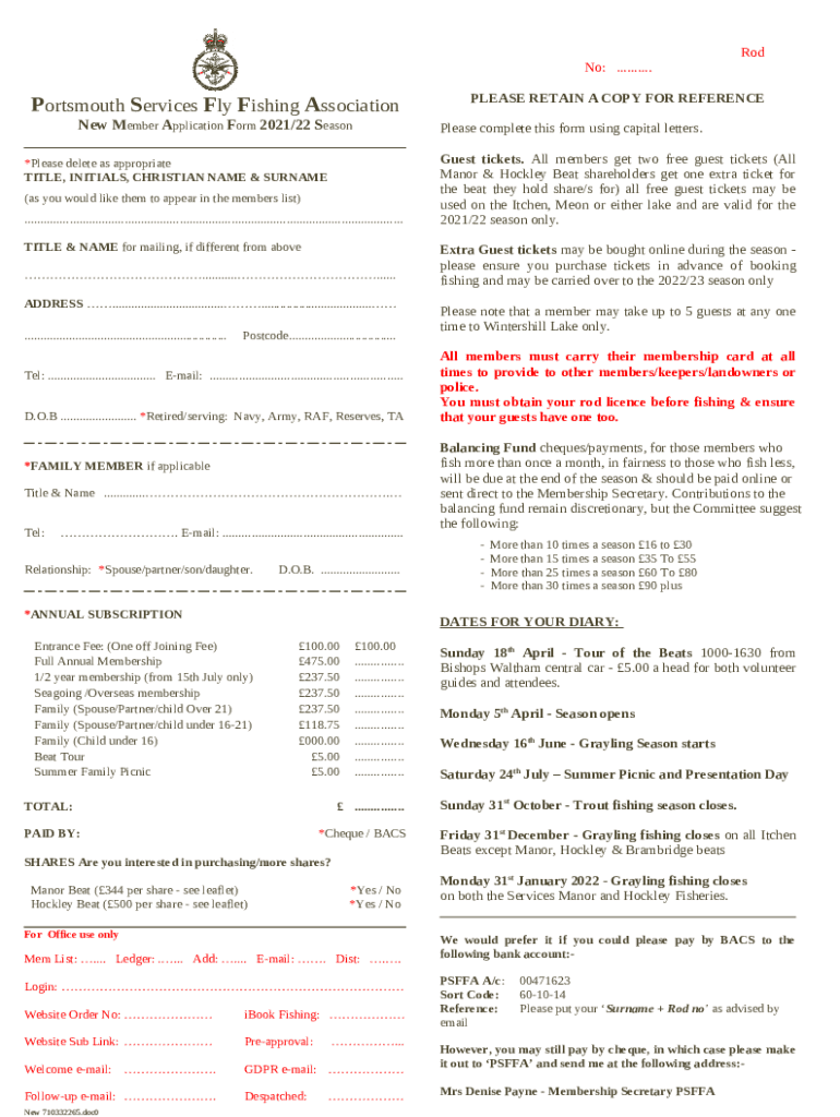 How to JoinPolar Coachman Fly Fishers Club Doc Template | pdfFiller