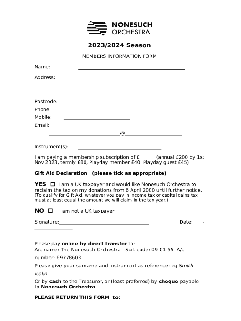 MEMBERS INATION Doc Template | pdfFiller