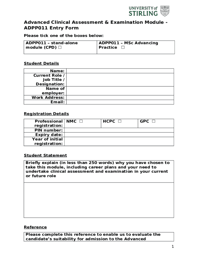 Advanced assessment for clinical practice (masters level) ... Doc ...