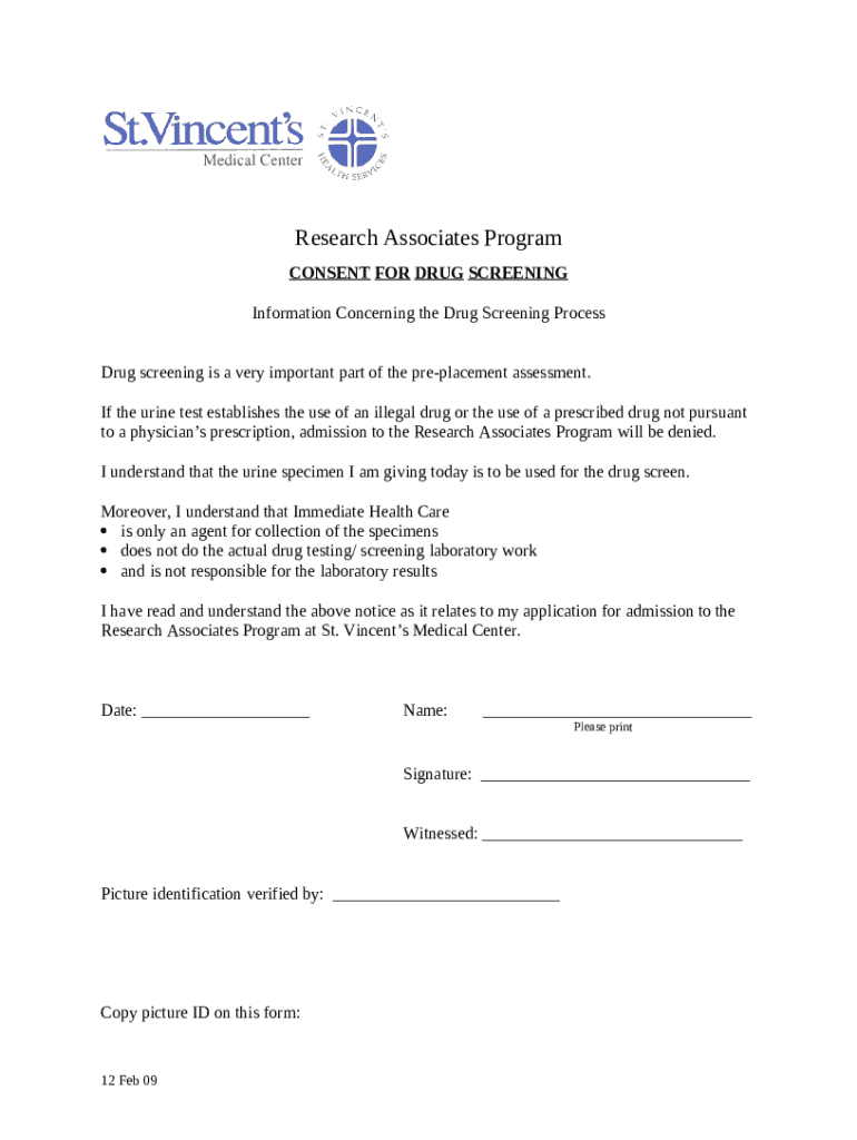 Pre-placement Substance Abuse Screening Policy - Duke HR Doc Template ...