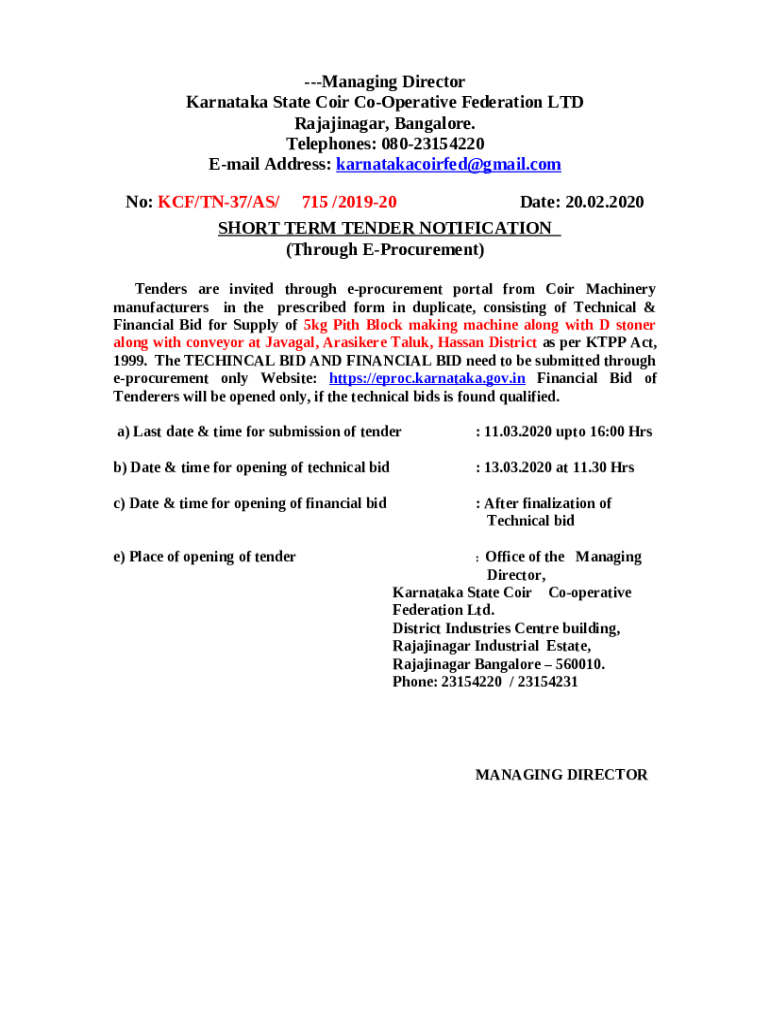 annexure-a technical bid Doc Template | pdfFiller