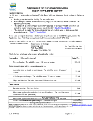 Application for Nonattainment Area Major New Source Review ... Doc ...