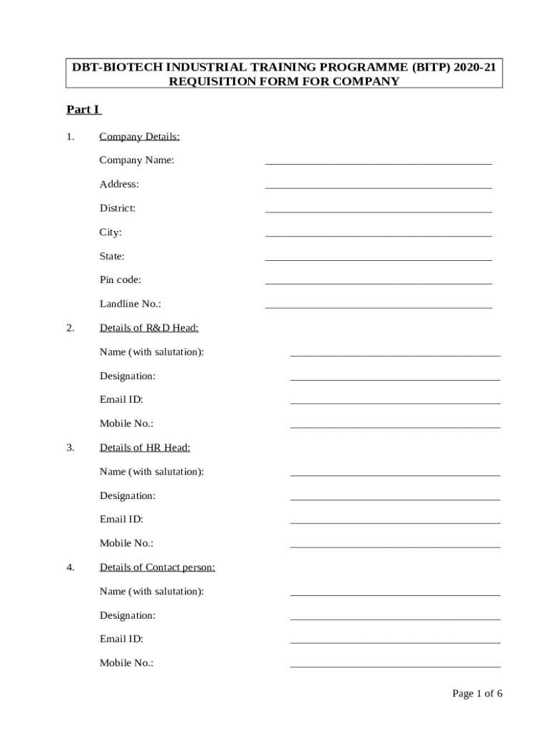 Requisition (part 1).doc Doc Template | pdfFiller