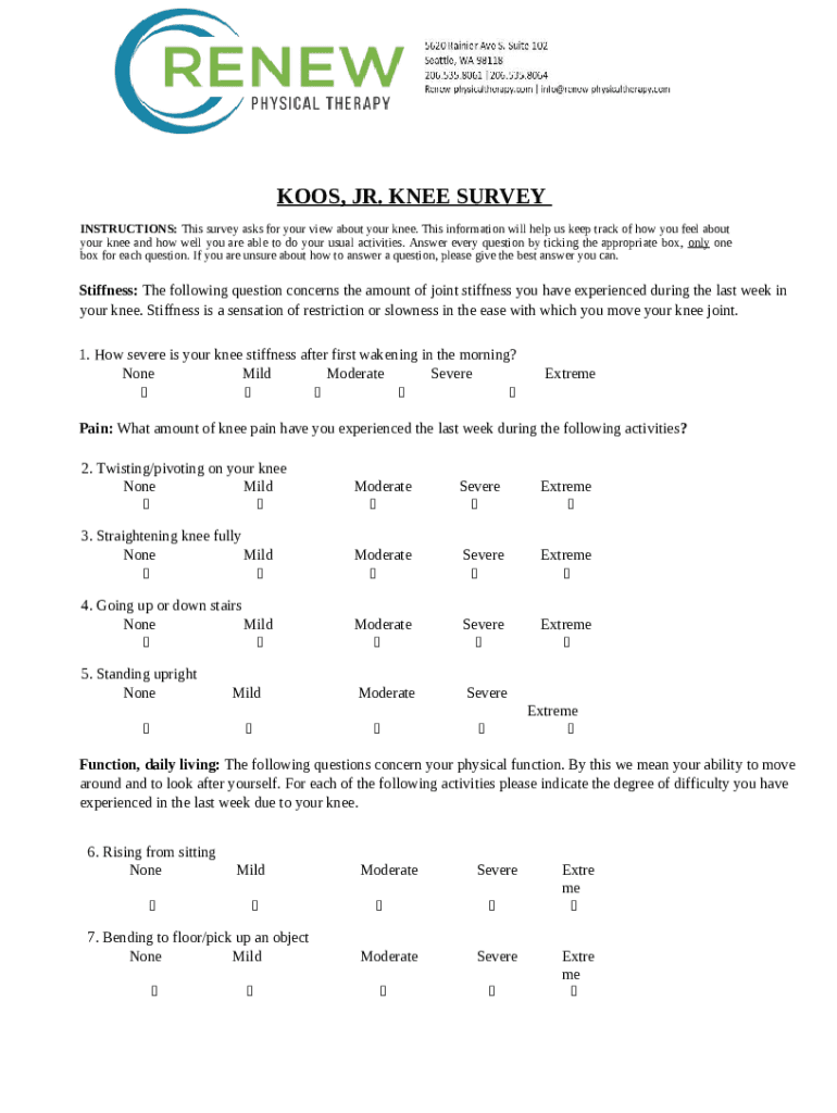 Koos Jr Pdf - Fill Online, Printable, , Blank Doc Template | pdfFiller