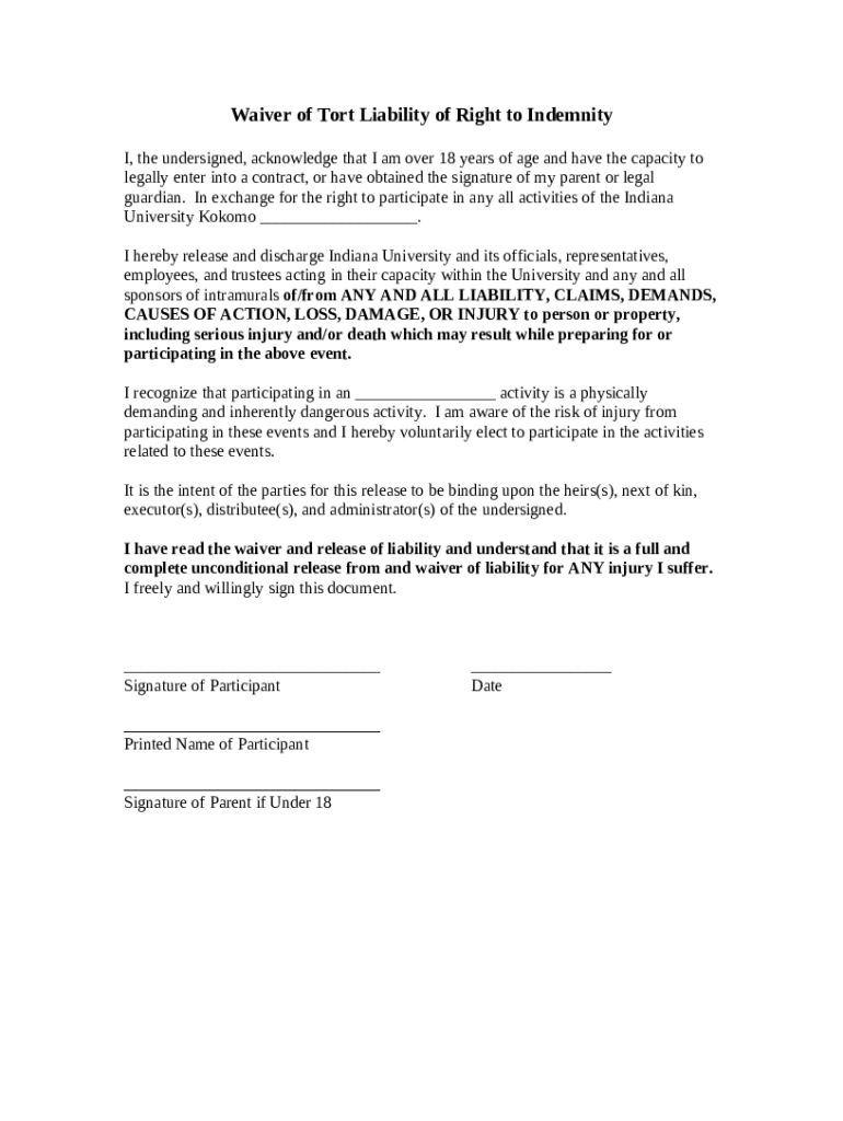 I, the undersigned, acknowledge that I am over 18 years of age and have ...