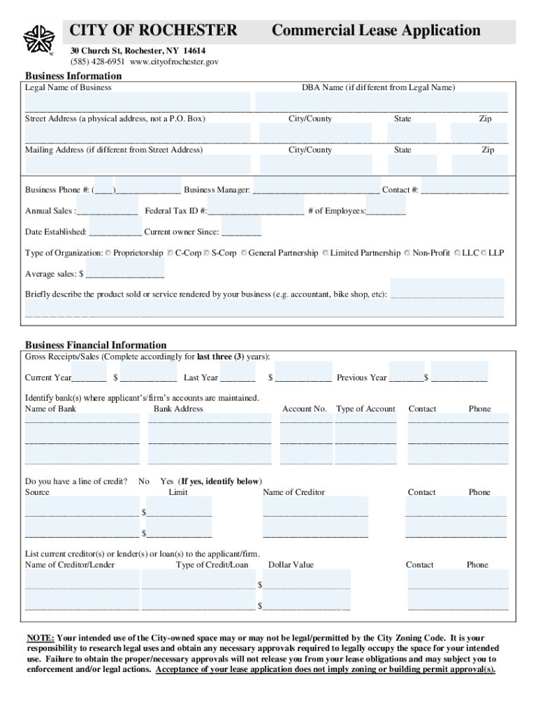 Fillable Online Set Up Your Business - Roc My BizCity of Rochester, NY ...