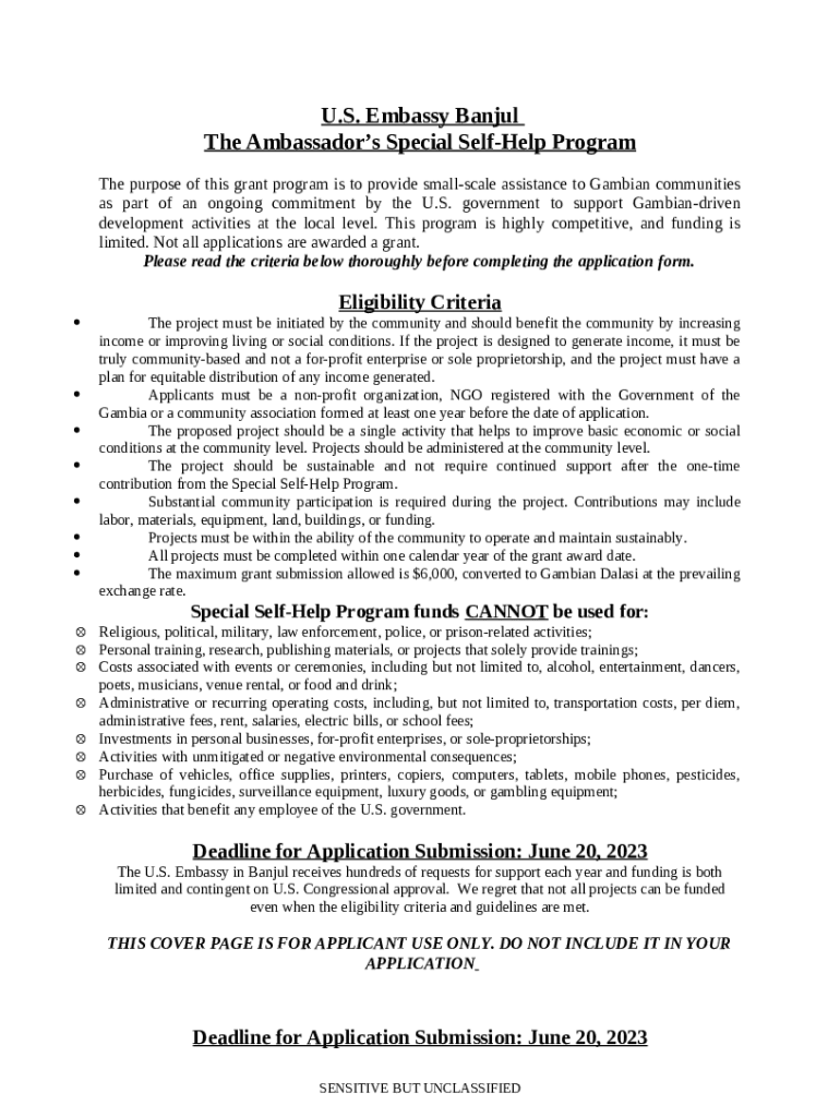 Application--for-the-Ambassadors-Special-Self-Help ... Doc Template | pdfFiller