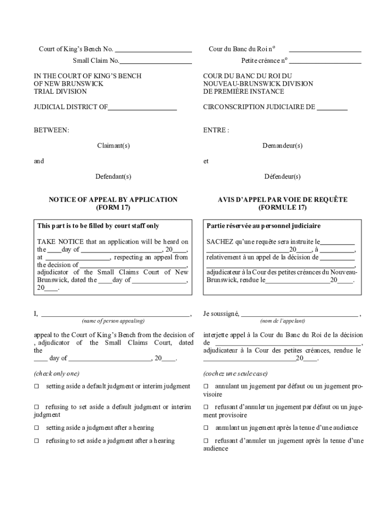 Remplissable En Ligne Form 17.fm Fax Email Imprimer - pdfFiller