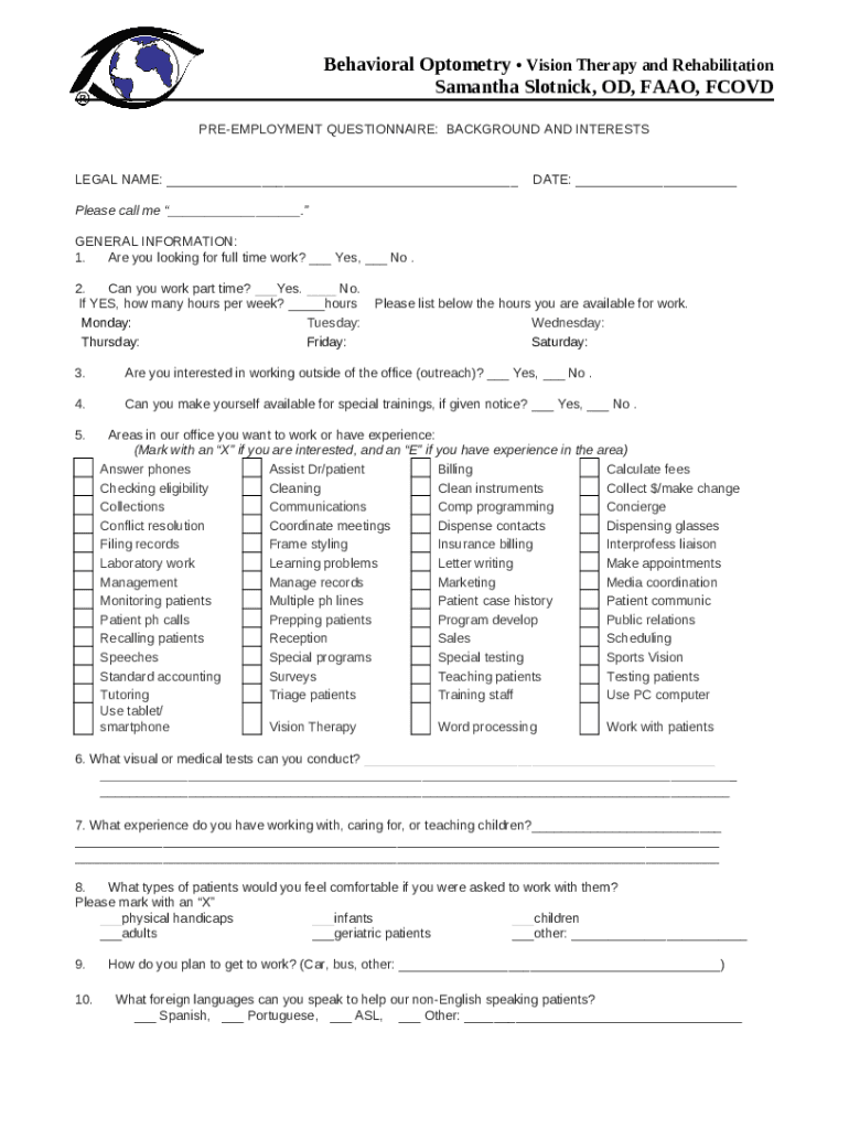 Cover letters & pre-screening questions: what we are ... Doc Template ...