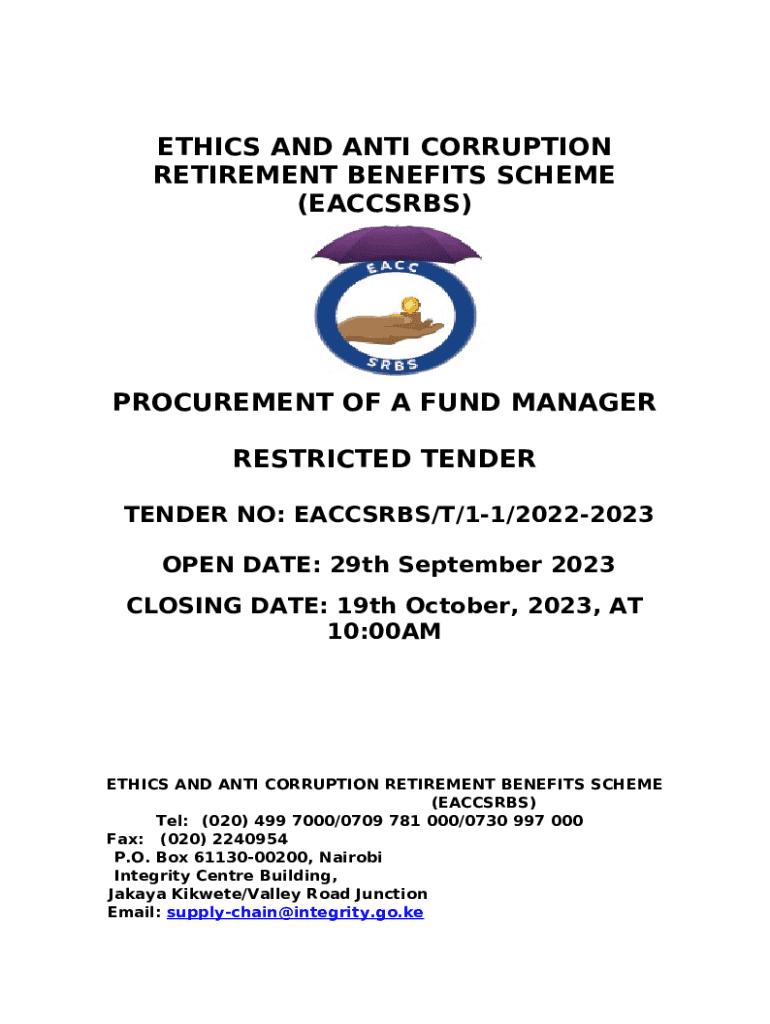 RESTRICTED-TENDER-NOTICE. ... Doc Template | pdfFiller