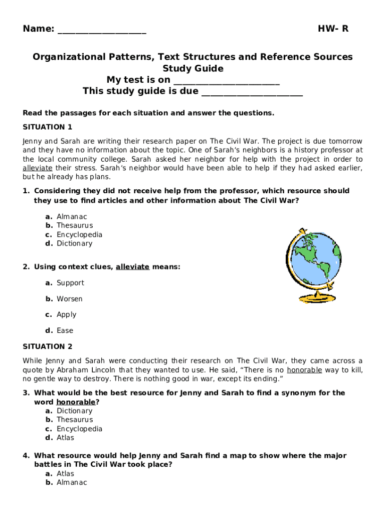 EOC Reading SOL RESOURCES. ... Doc Template | pdfFiller