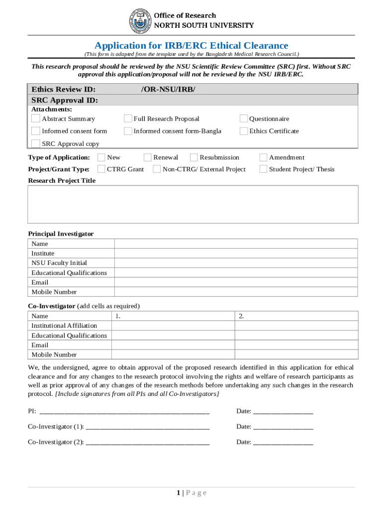 (This is adapted from the template used by the Bangladesh Medical Research Council Doc Template ...