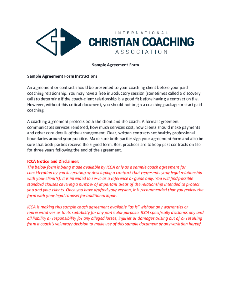 Fillable Online Sample Agreement Form Fax Email Print - pdfFiller