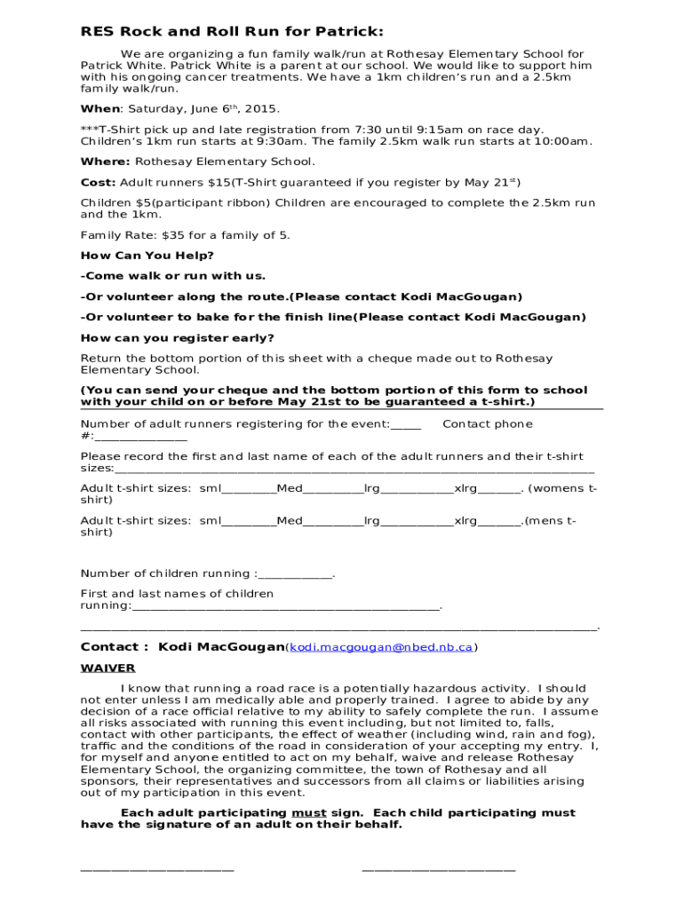 The Heads Letter - The RNS Experience: Welcome Back Doc Template ...