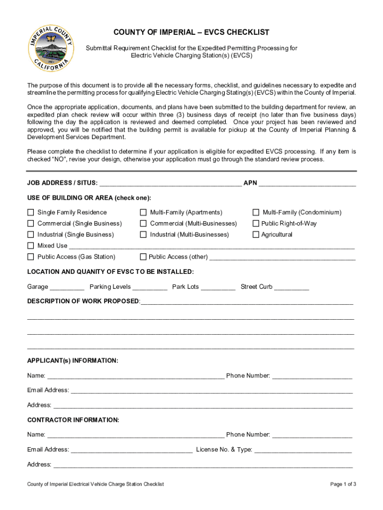 Fillable Online Expedited Permitting Process for Electric Vehicle ...