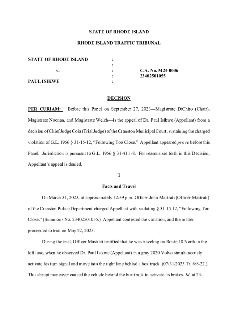 Fillable Online State v. Paul Isikwe M23-0006 (Final Draft) Fax Email ...