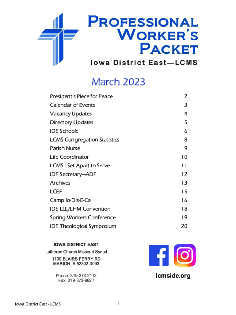 Fillable Online LCMS Congregation Statistics Fax Email Print - pdfFiller