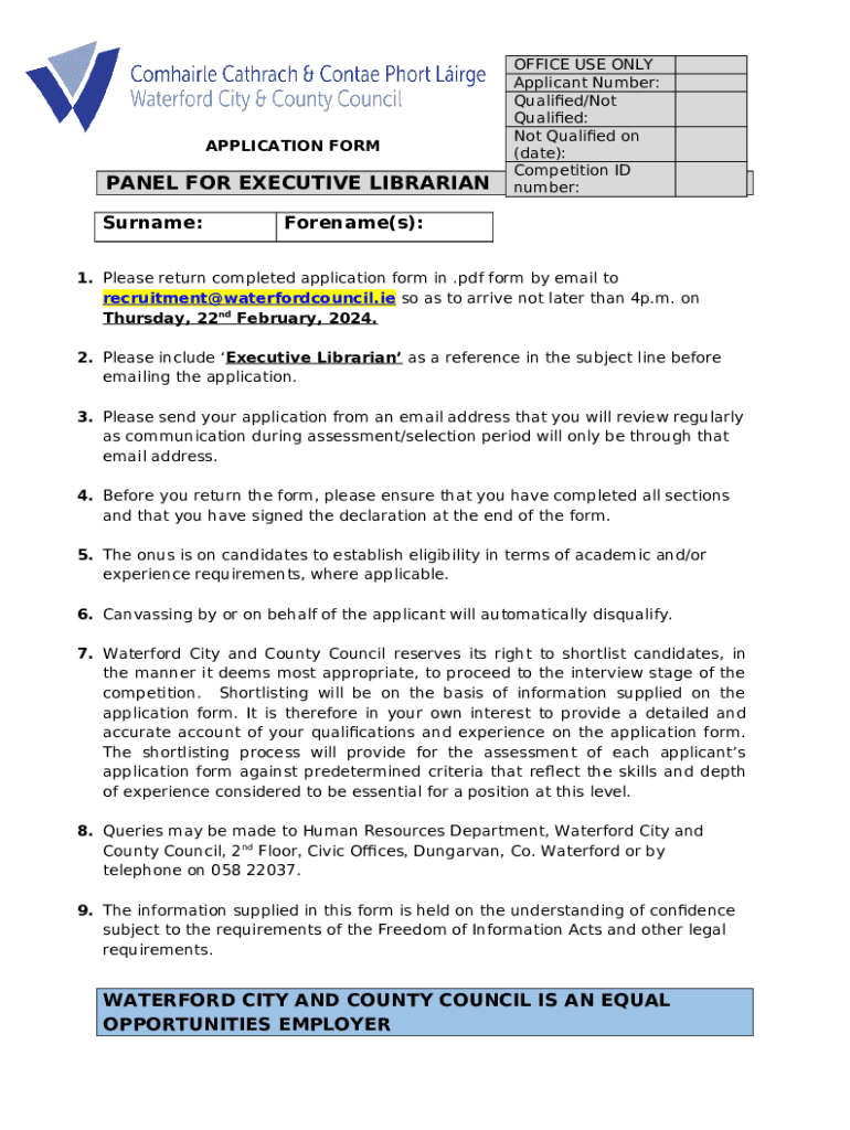 Pemberville Public Library Employment Application Doc Template | pdfFiller