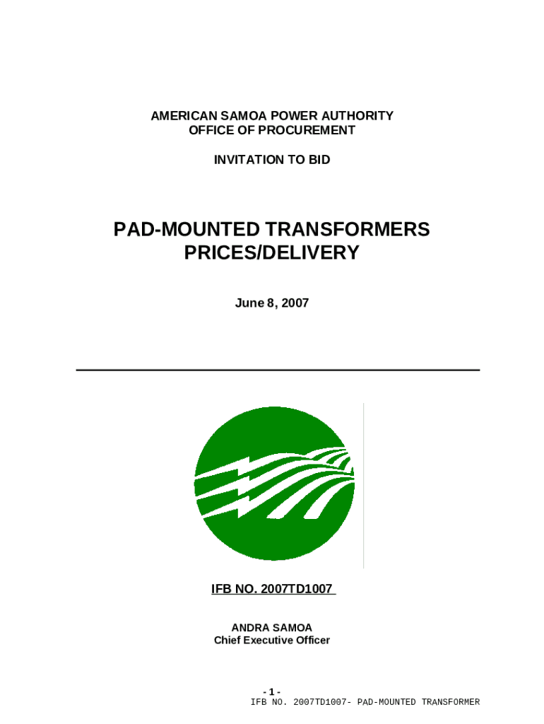 RFQ NO. ASPA23.032 Supply & Delivery of Transers.pdf Doc Template ...