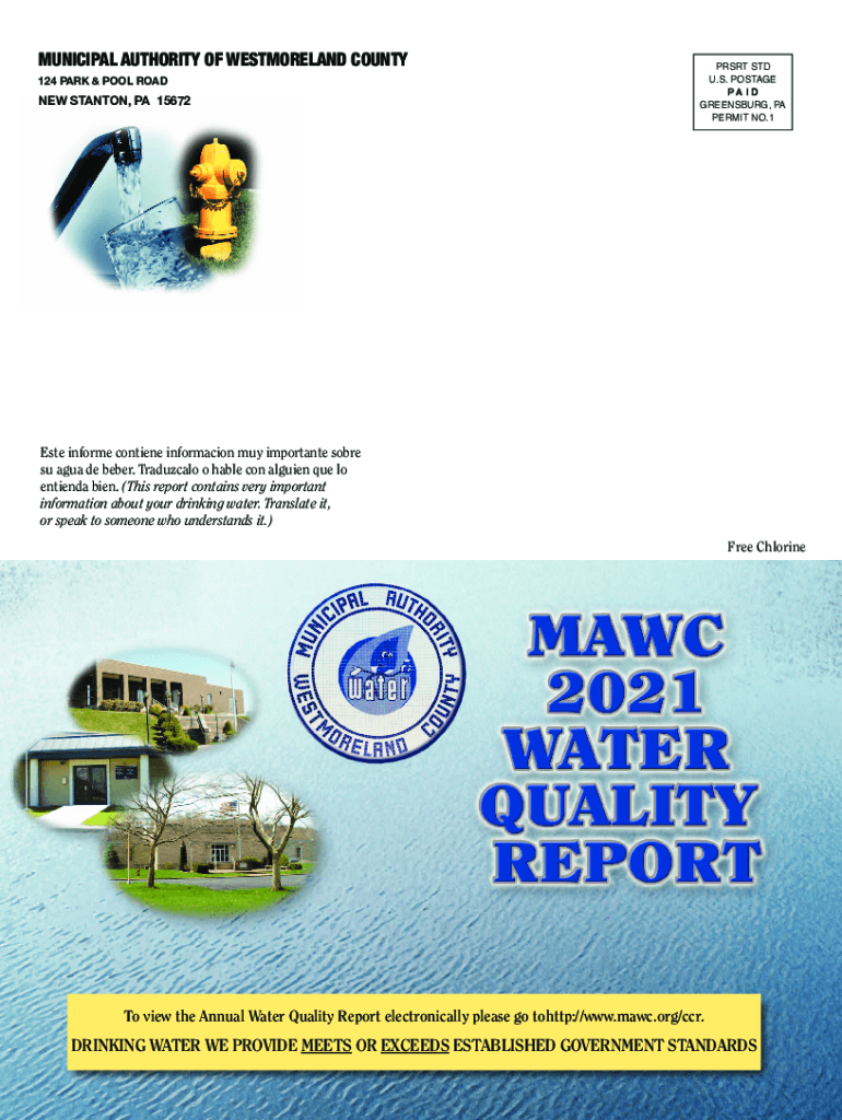 Fillable Online Municipal Authority of Westmoreland County: Home Fax Email Print - pdfFiller