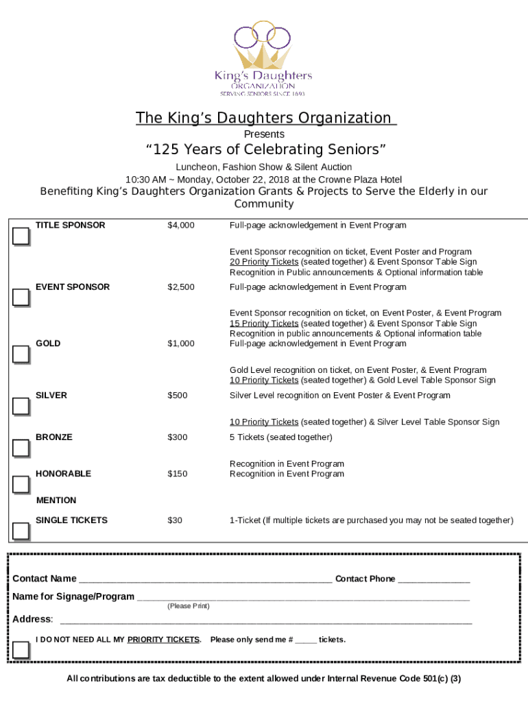 Kings Daughters Day Home - Full Filing- Nonprofit Explorer Doc Template | pdfFiller