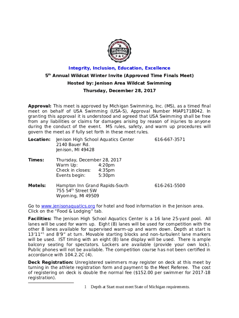 Integrity, Inclusion, Education, Excellence Save ... Doc Template | pdfFiller