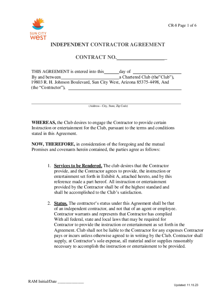 Fillable Online The Contract Club - all the contracts you need for $30 Fax Email Print - pdfFiller