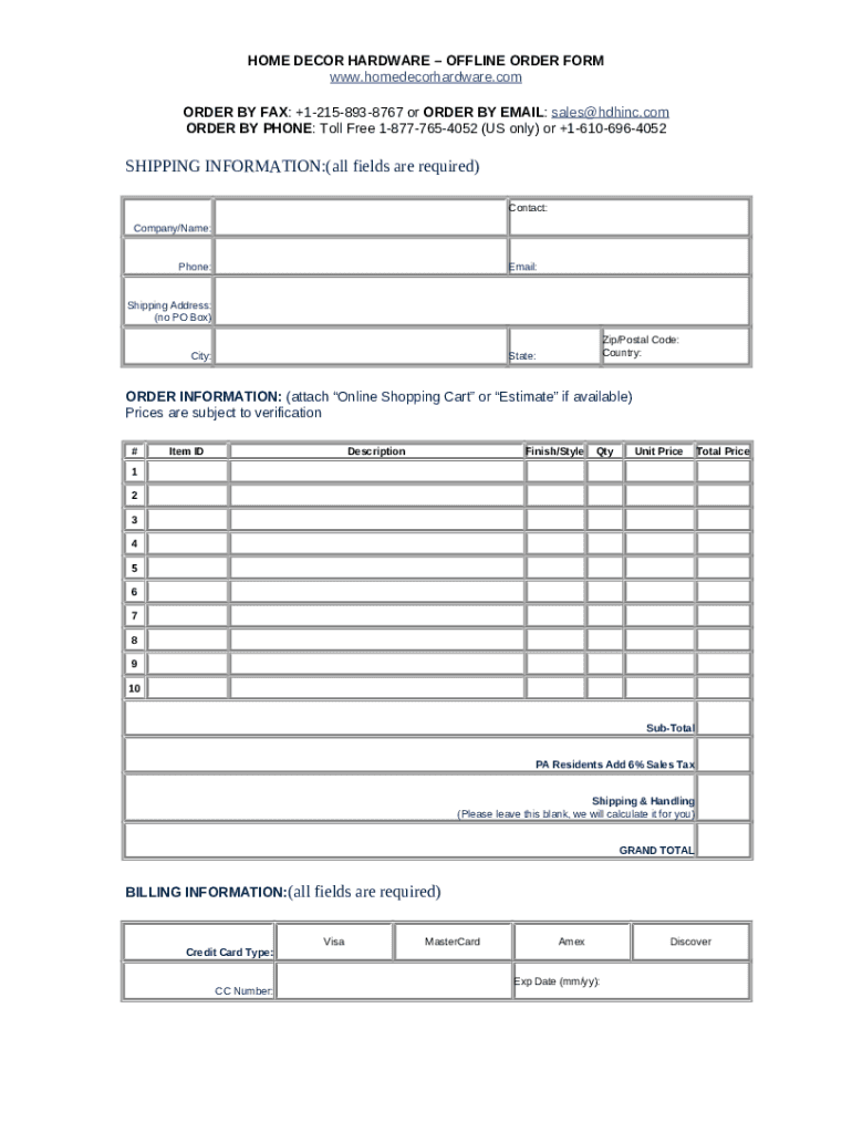 Authorized Dealer of Genuine Brand Products. Doc Template | pdfFiller