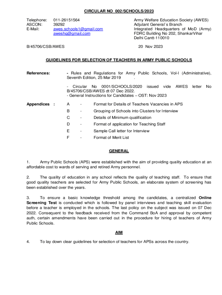 Fillable Online 011-26151564 Army Welfare Education Society (AWES ...