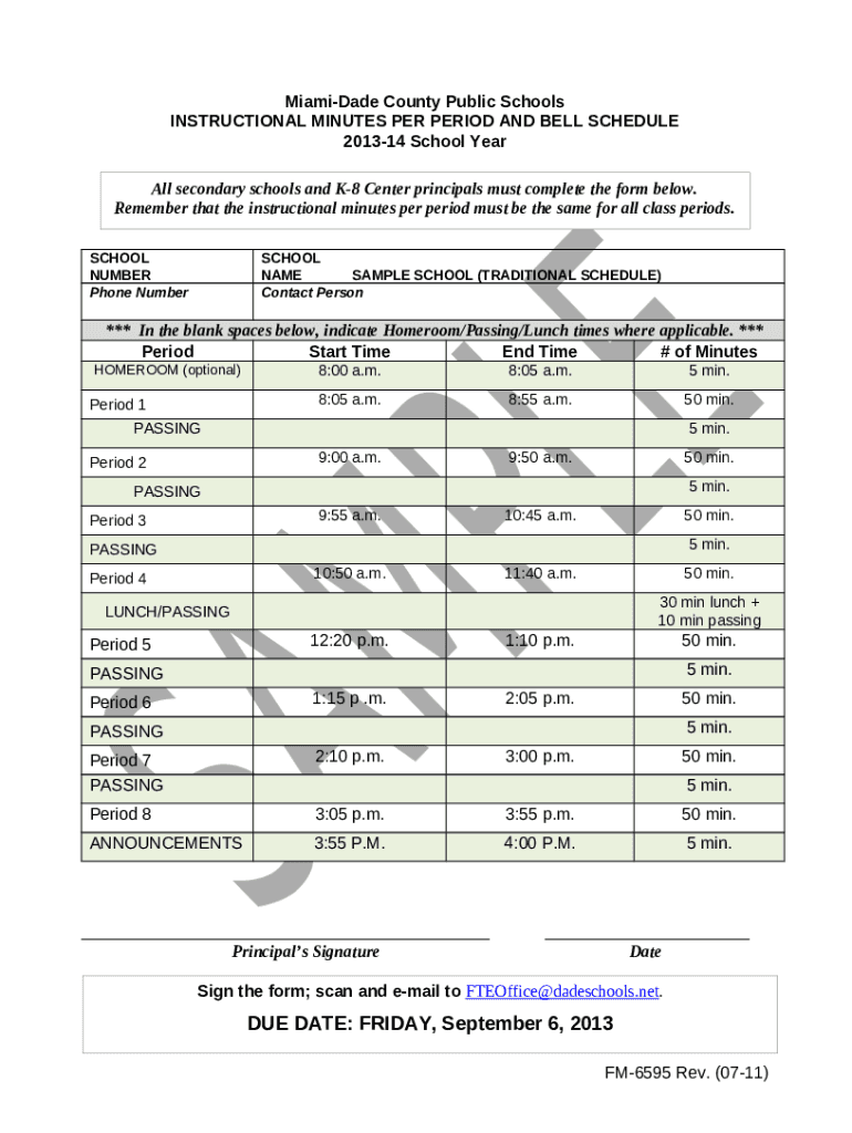 M E M O R A N D U M - Dadeschools.net Doc Template | pdfFiller