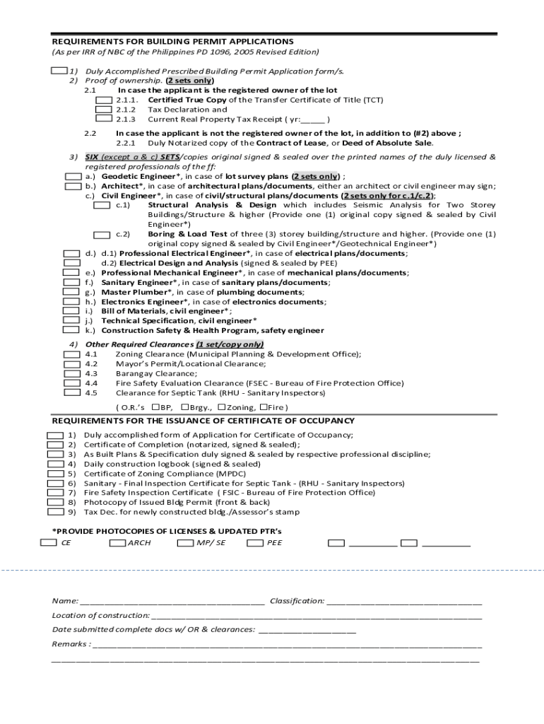 Fillable Online implementing rules and regulations of the national ...