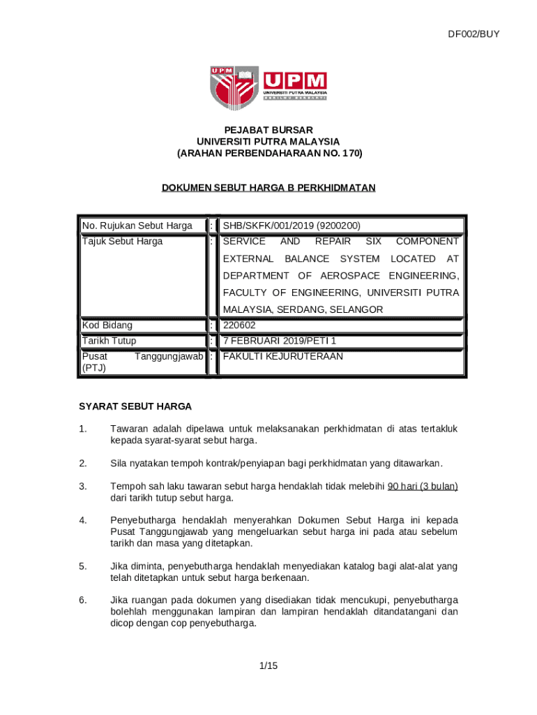 eng.upm.edu.myWeb viewNo. Rujukan Sebut Harga : SHB/SKFK ... - eng upm edu Doc Template | pdfFiller