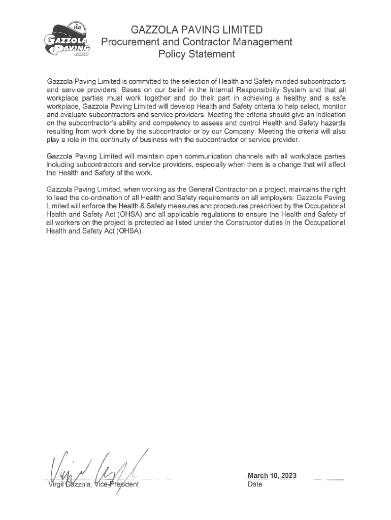 Fillable Online 4-1 FormSubcontractor Health & Safety Agreement Fax ...