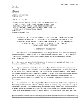 Prior Ined Consent (PIC) Procedure Doc Template | pdfFiller