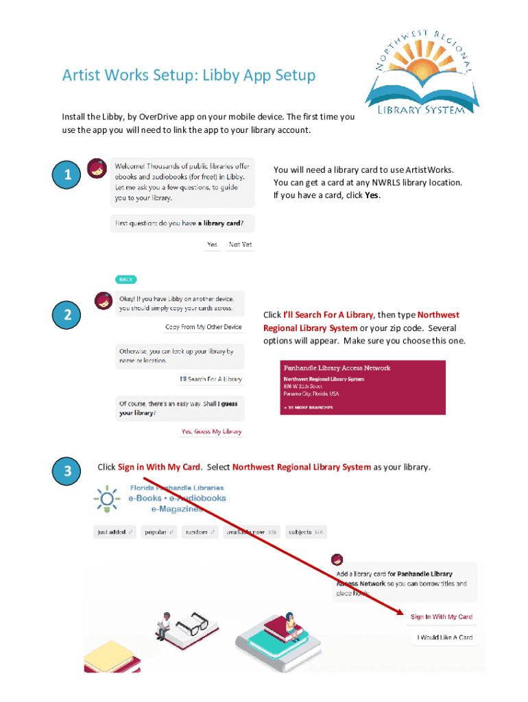 Fillable Online How to set up and use Libby, the Library app for ...