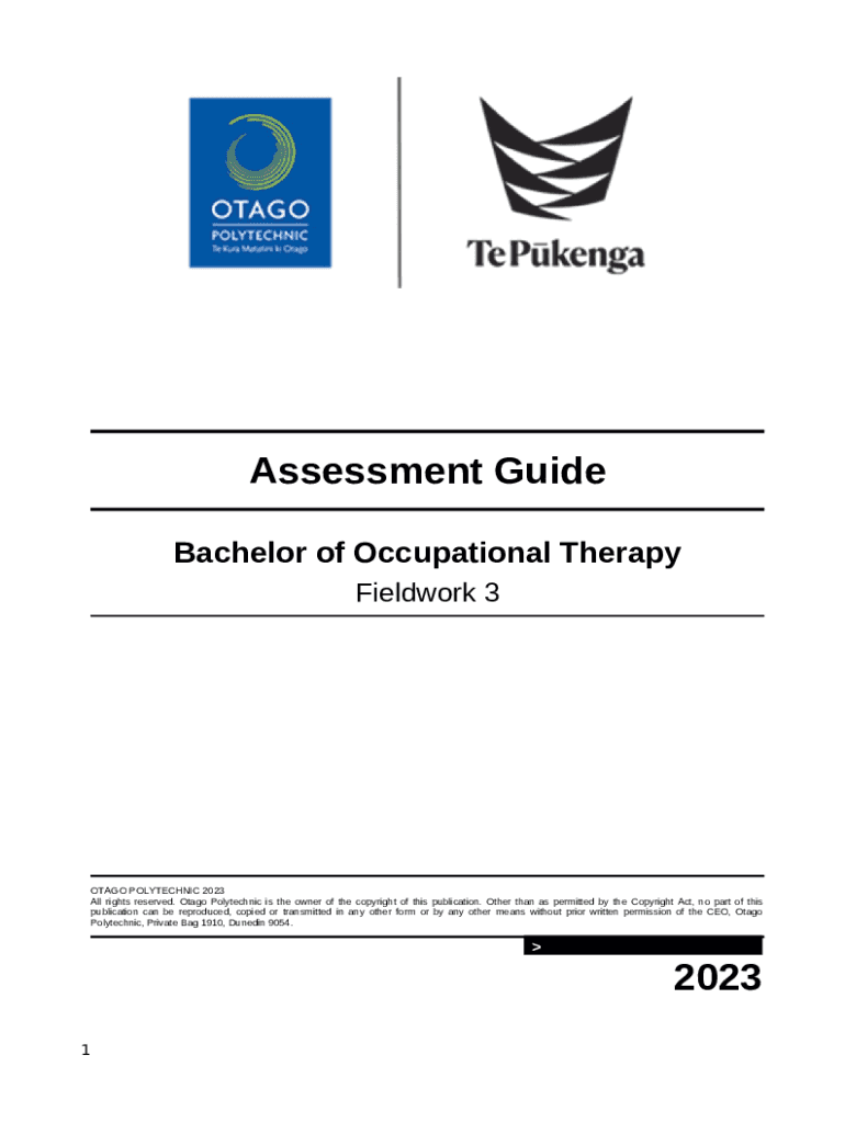 Bachelor of Occupational Therapy - op.ac.nz - Otago Polytechnic Doc Template | pdfFiller