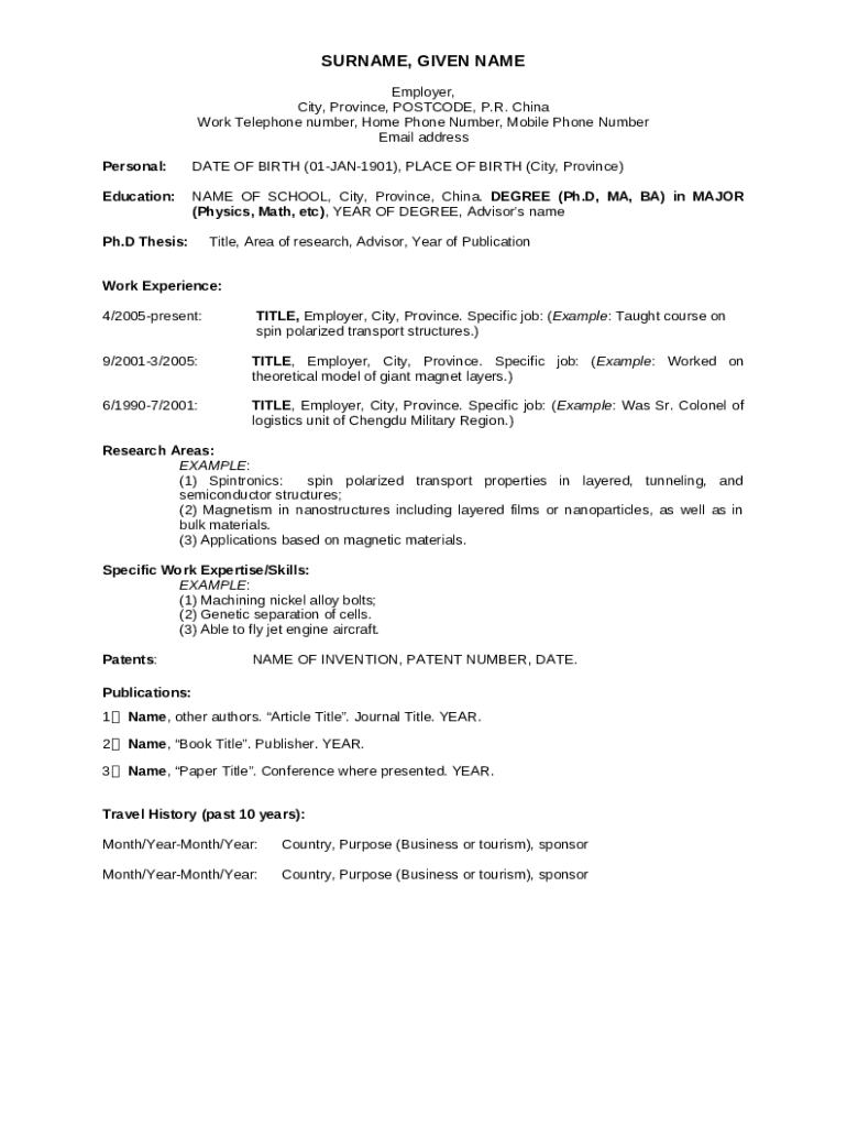 City, Province, POSTCODE, P Doc Template | pdfFiller