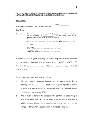 RS 100/- STAMP PAPER Doc Template | pdfFiller