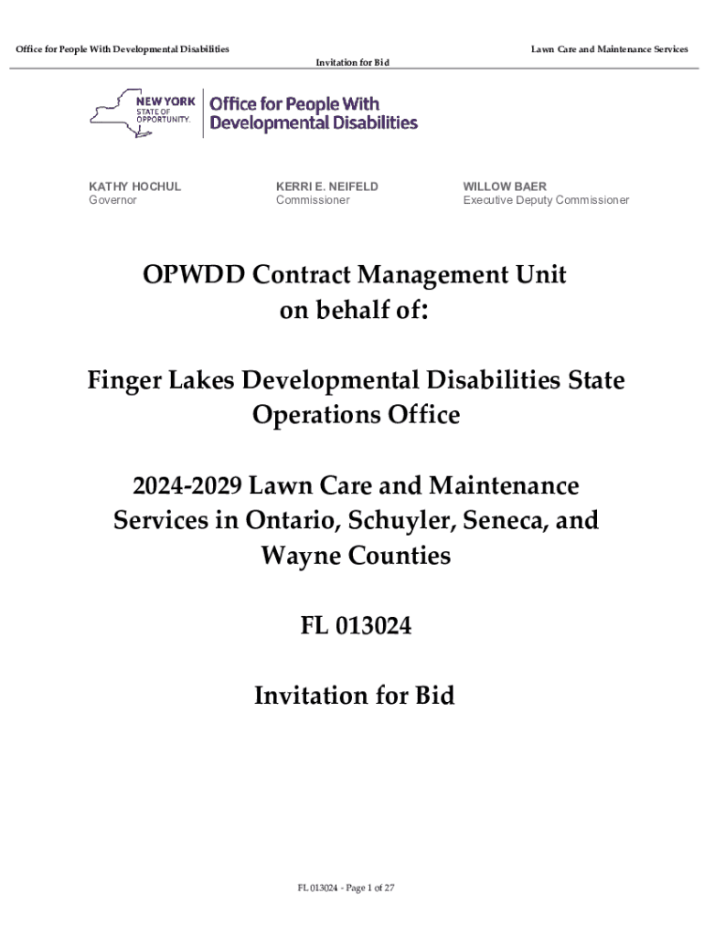 Fillable Online opwdd ny Executive Office Letterhead - OPWDD - New York ...