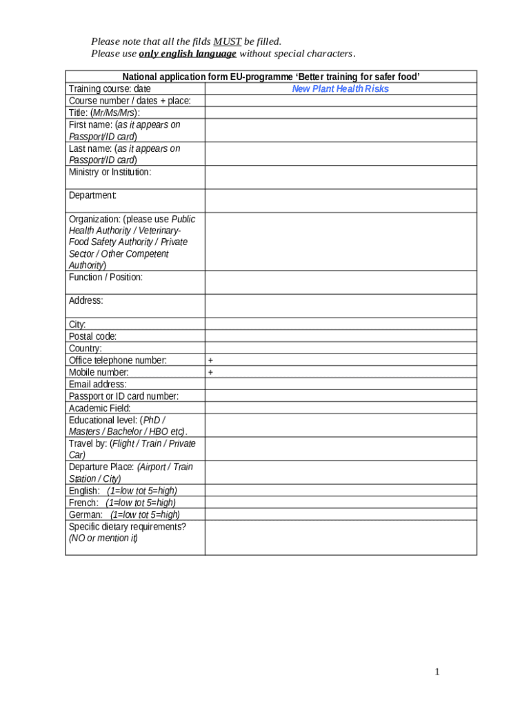 BTSF eLearning course application Doc Template | pdfFiller