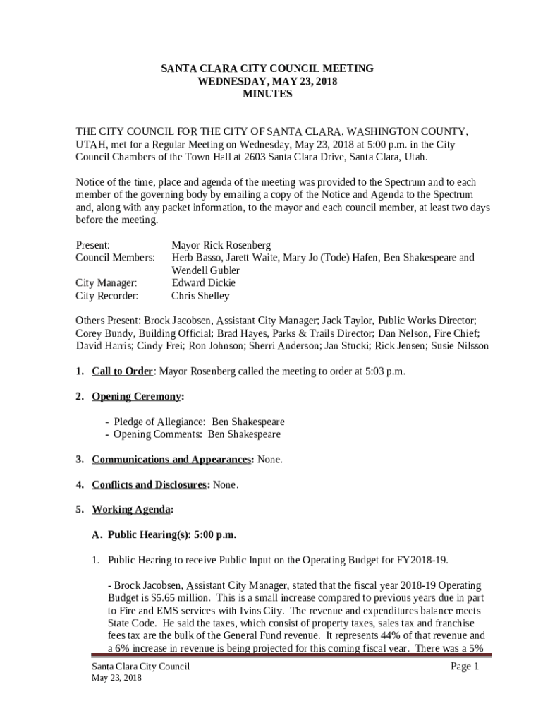 Others Present: Brock Jacobsen, Assistant City Manager; Jack Taylor ...