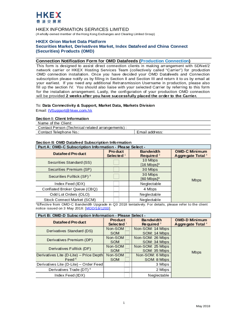 OMDC - D - CC - IIS Connection Notification ... Doc Template | pdfFiller