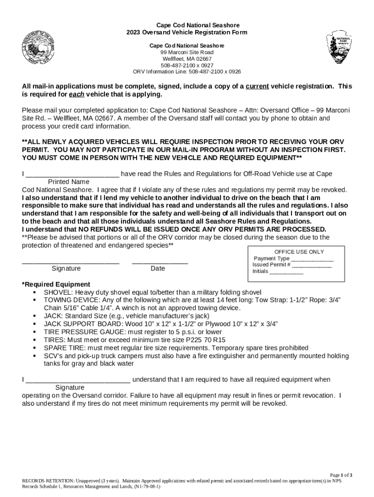 Remote-ORV-Registration-.docx Doc Template | pdfFiller