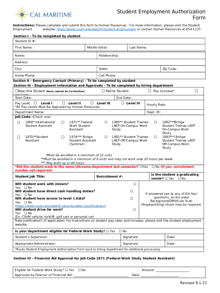 student-employment-authorization-- ... Doc Template | pdfFiller