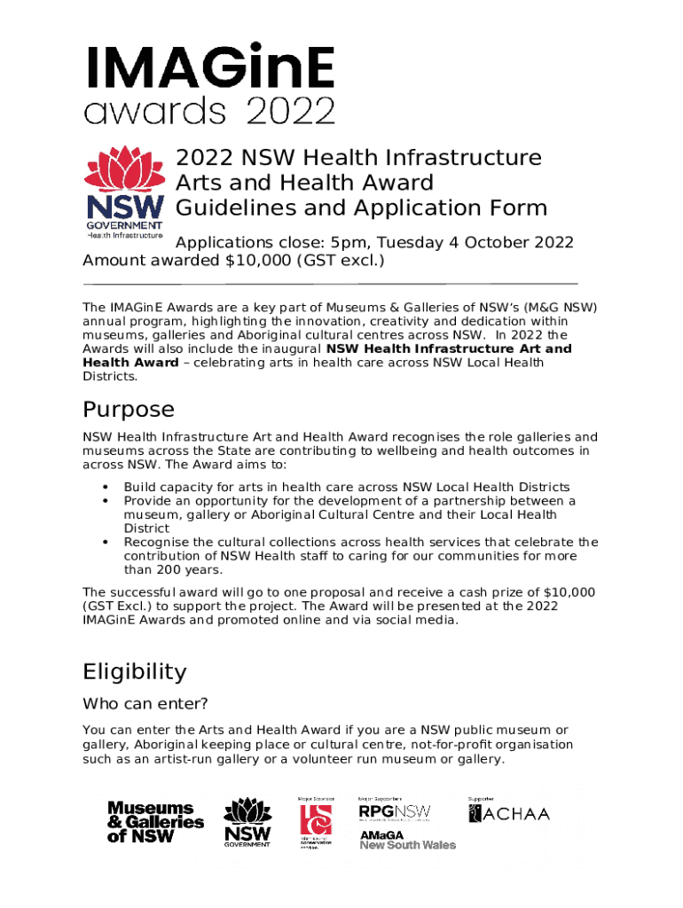 NSW Health Infrastructure Arts and Health Award - mgnsw org Doc ...